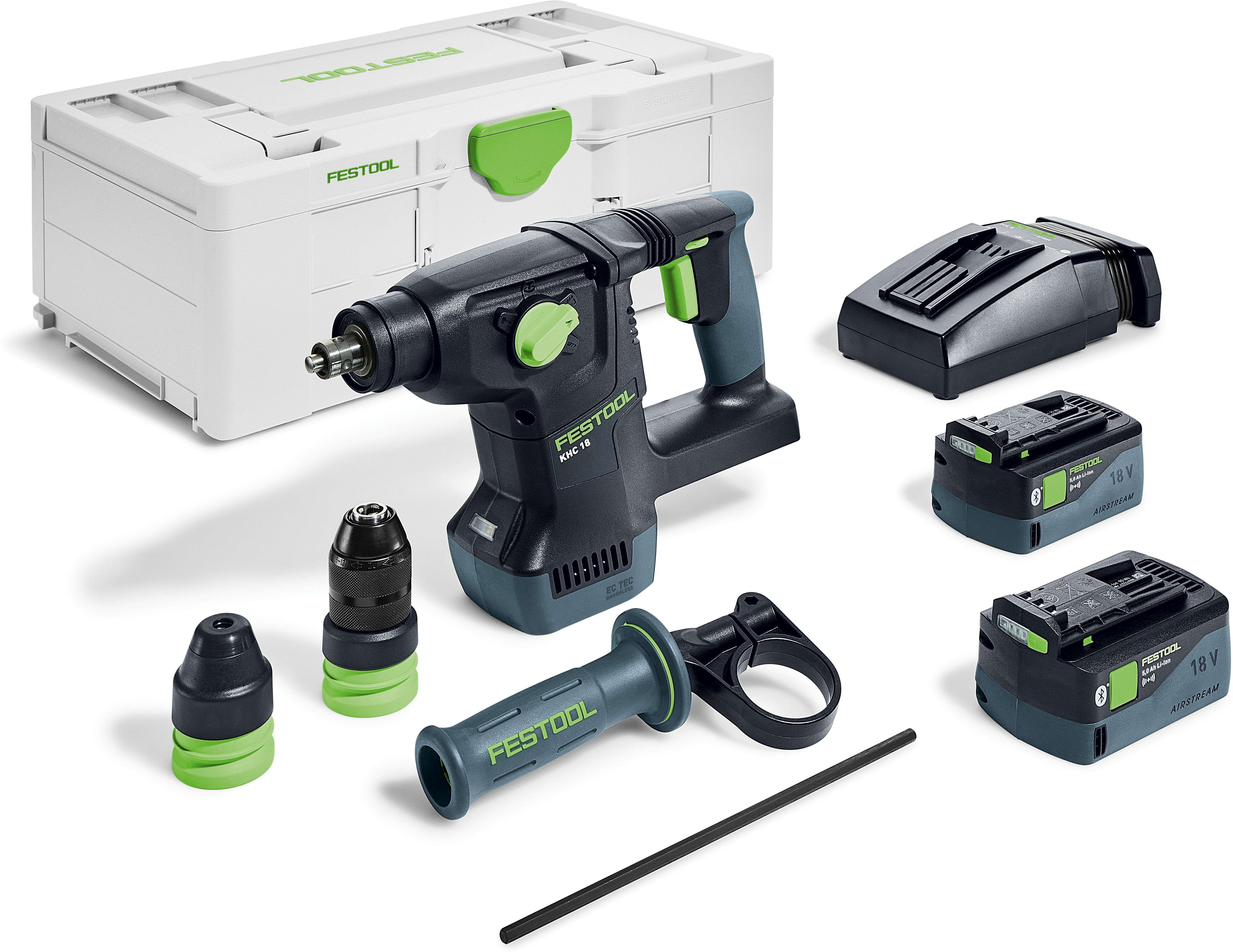 FESTOOL KHC 18 5,0 EBI-Plus 18V cordless combi hammer SDS-Plus in ...