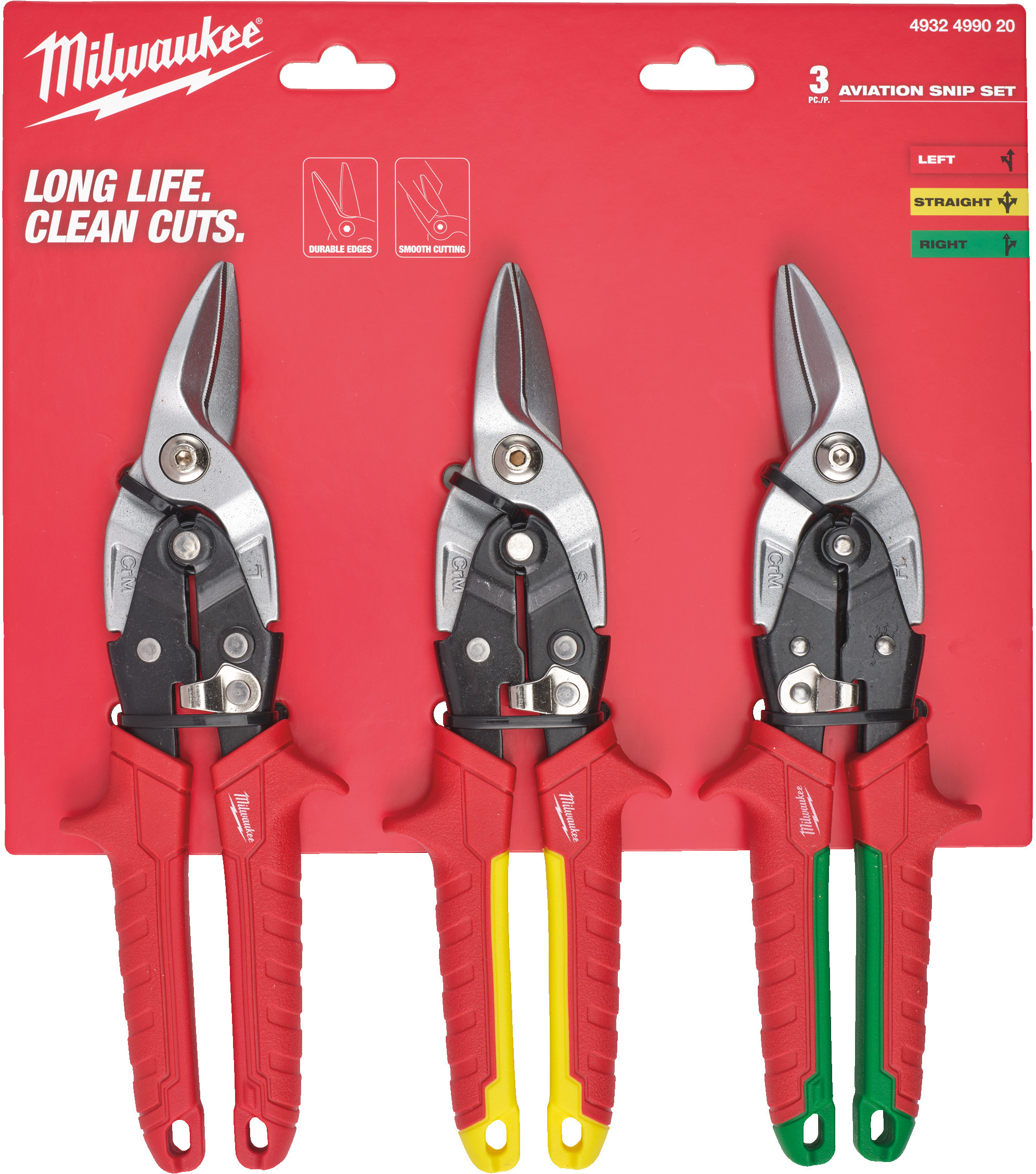 MILWAUKEE 4932499020 can scissor set 3-piece | Klium