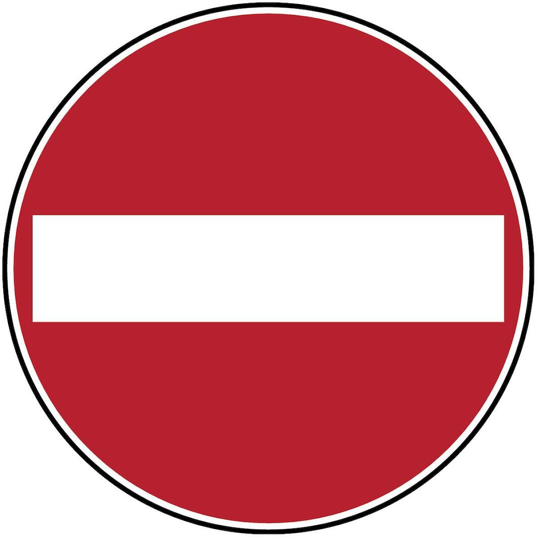 BRADY 222925 pictogramme d'interdiction - interdiction de conduire, 100 ...
