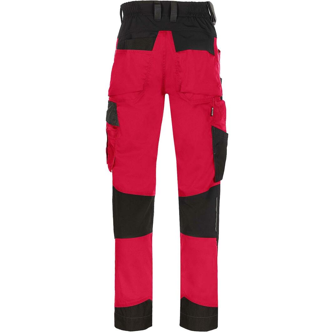 SYNQ SQOOT 106W kniezakken broek met stretch zones (rood/zwart ...
