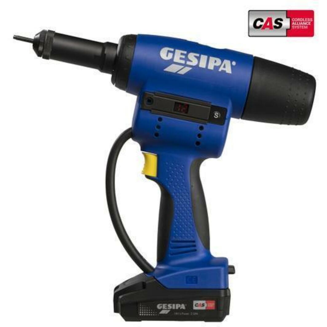 GESIPA Firebird Pro CAS 18V accu-blindklinknageltang in L-BOXX (1x 2 ...