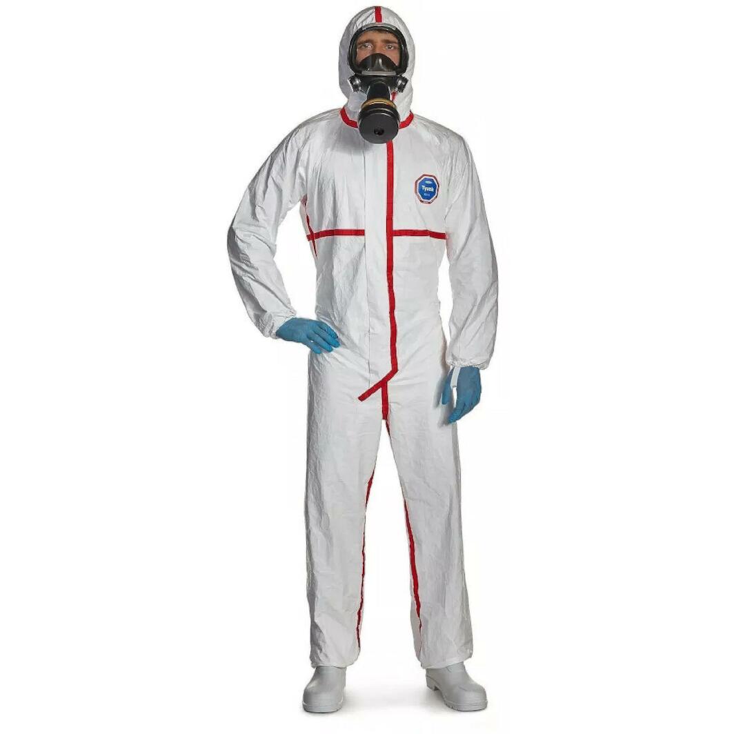 TYVEK 800 ES TY800 work coverall with hood white - D15570650 Clothing ...