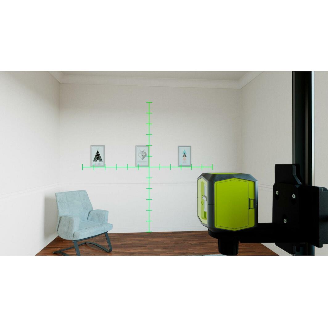 RYOBI RBCLLG2 cross line laser green generation 2 (with grid markings ...