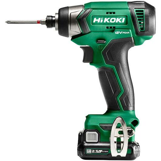 HIKOKI WH12DAWFZ 12V PEAK accu-slagschroevendraaier 110 Nm in PVC koffer (2x 2,5Ah accu + lader ...