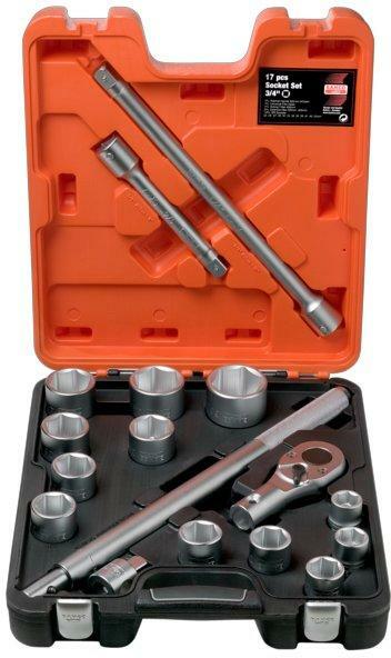 BAHCO SLX 17AF doppenset 3/4 (17 st.) | Klium