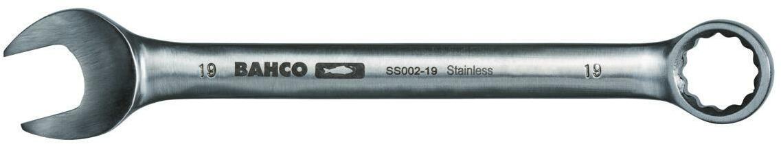 BAHCO SS003-12 ring spanner stainless steel, 135 mm, 3/8" | Klium