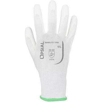 OPSIAL HANDLITE 195B polyester-coated gloves (white) - 69035663 Glove ...