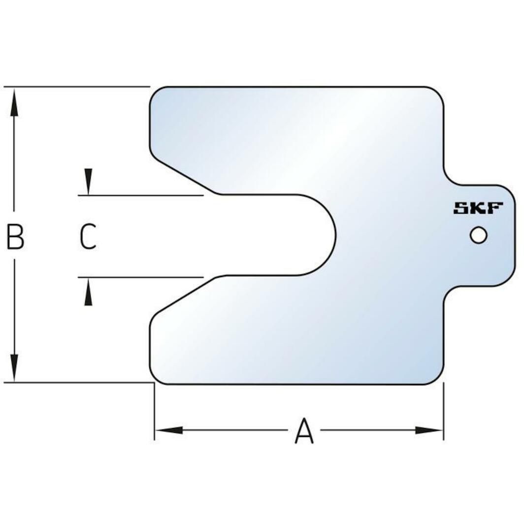 SKF TMAS 75-040 vulplaatjes (10 st.) | Klium