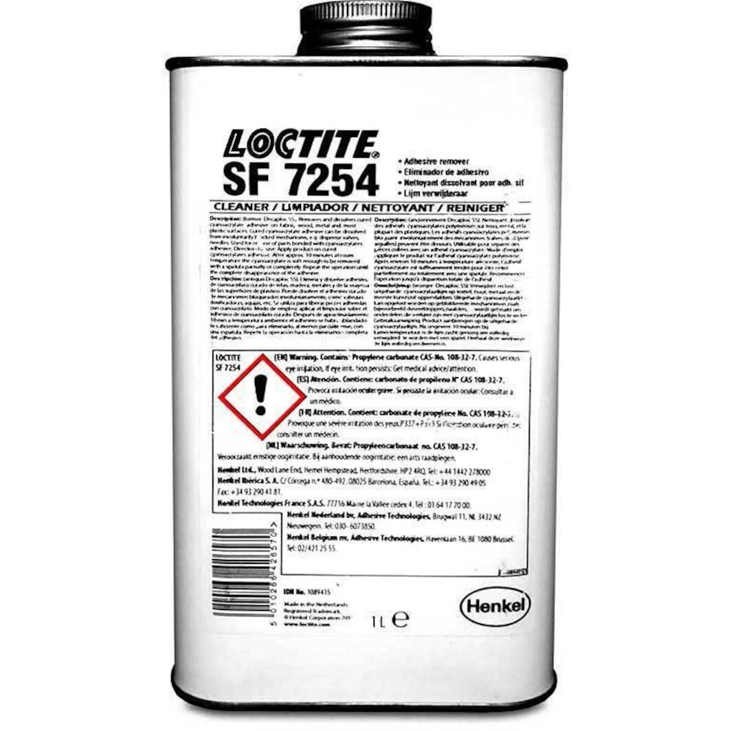 LOCTITE 7254 nettoyant pour colle cyanoacrylate durcie (boîte de 1l ...