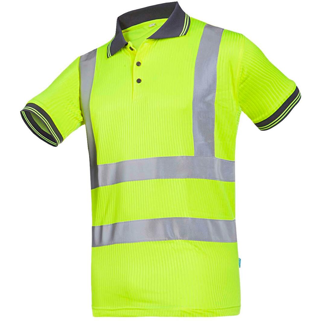 SIOEN MOLINA 3879 polo de signalisation jaune fluo - 3879A2MV1FY1S ...