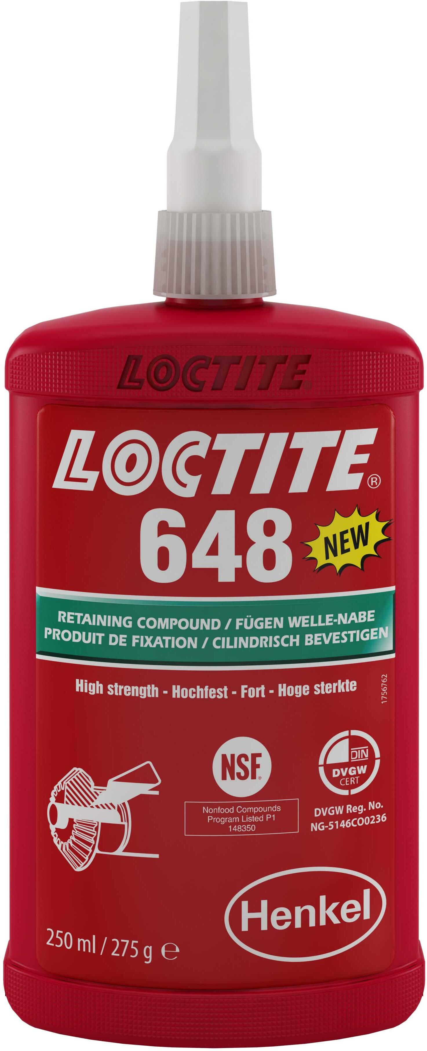 LOCTITE 648 colle de fixation haute température (flacon de 250 ml ...