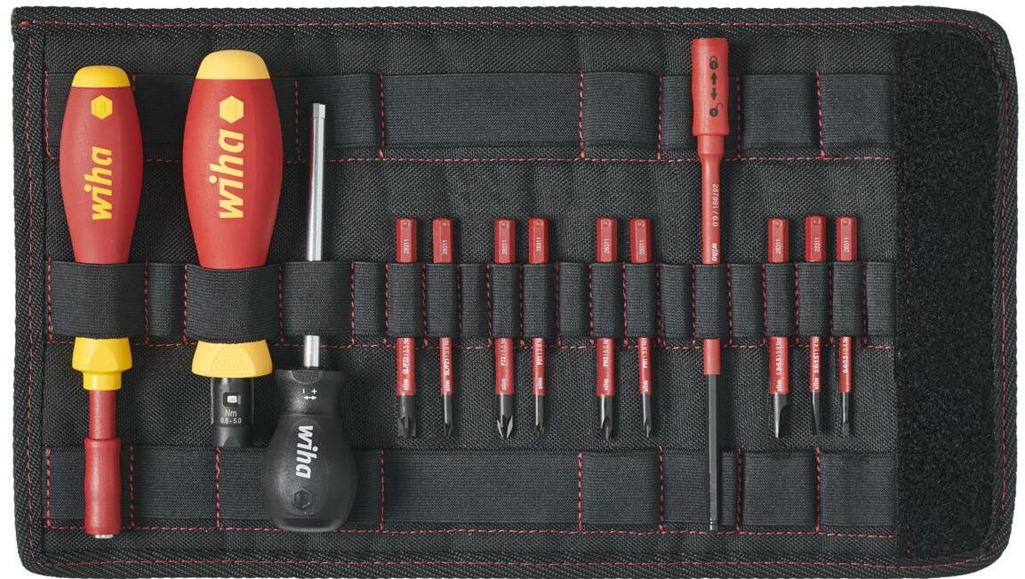 WIHA 2872T13 momentschroevendraaierset TorqueVario-S electric 0,8-5,0 Nm assorti 14-delig ...