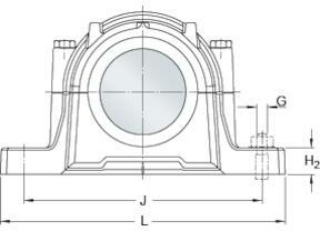 SKF SNLN 3036 upright bearing housing | Klium