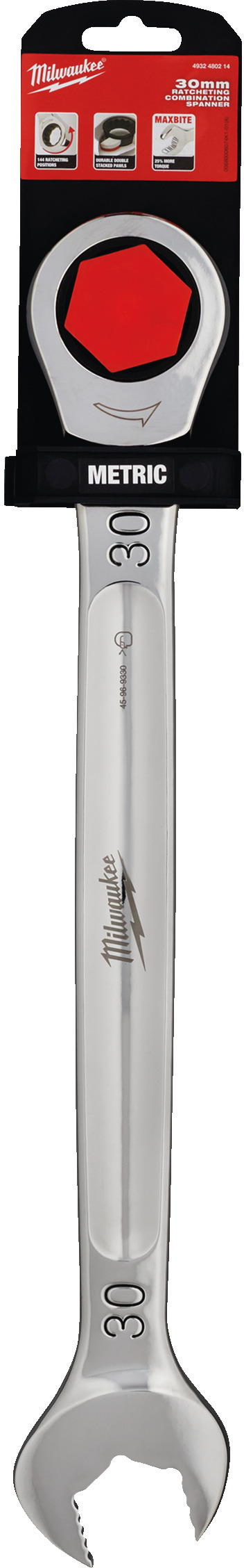 MILWAUKEE 4932480214 Max Bite ratel combisleutel 30 mm | Klium