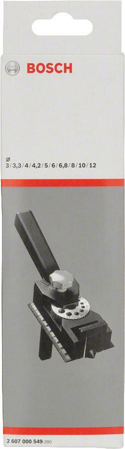 BOSCH 2607000549 dowel drilling jig for drilling diameters 3 3.3 4 4.2 5 6 6.8 8 10 12 mm