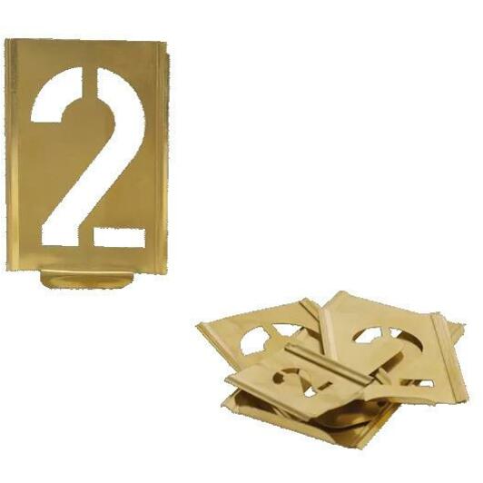 TURNUS 327-300-Z jeu de gabarits de chiffres avec connexion 0-9 300 mm ...