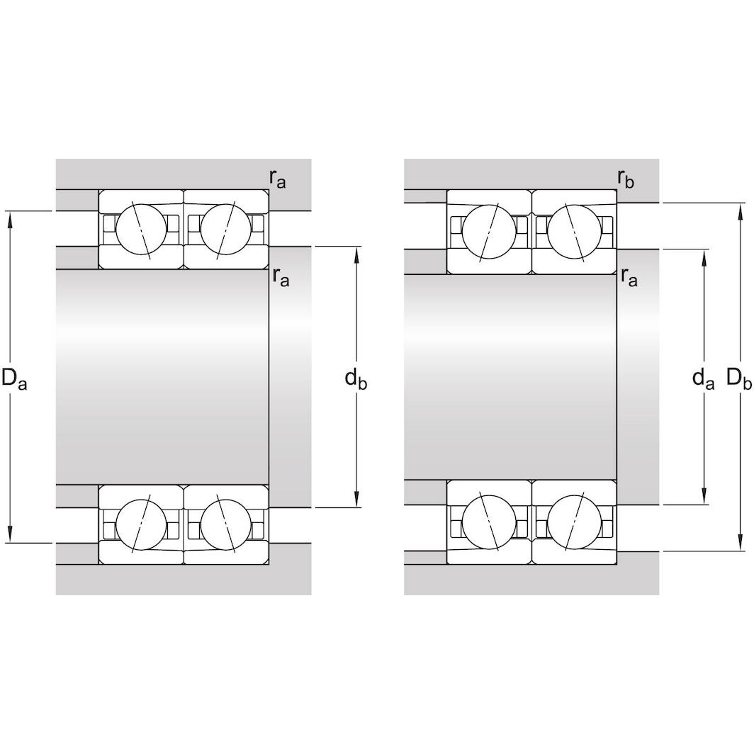 SKF 7222 ACD/P4ADGA roulement à une rangée de billes à contact oblique ...