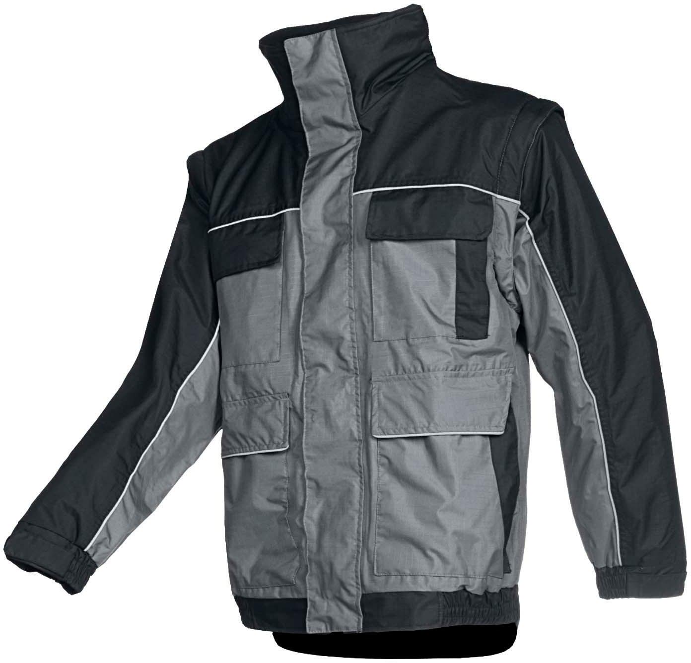 SIOEN 5U01 Ceton blouson d'hiver avec manches amovibles (gris/noir ...