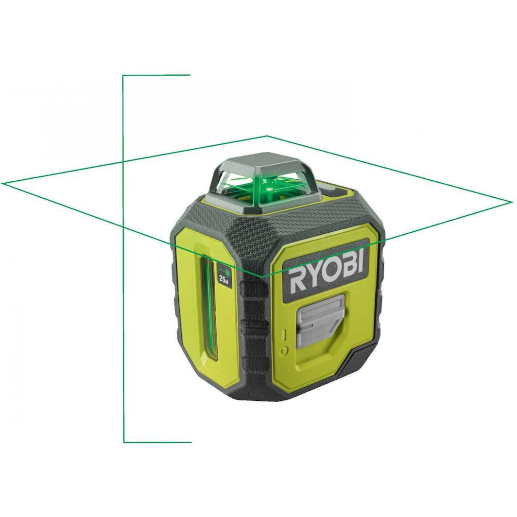 RYOBI RB360GLL-K kruislijnlaser groen 360° met RBCLTP1 telescopische ...