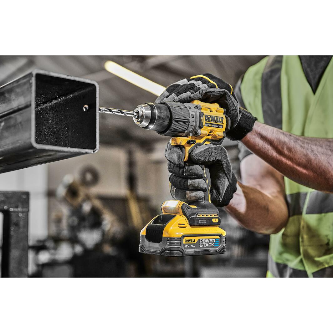 DEWALT DCK2050H2T-QW 18V XR compact Brushless accu-machineset DCD805 + DCF850 in TSTAK (2x 5,0Ah ...