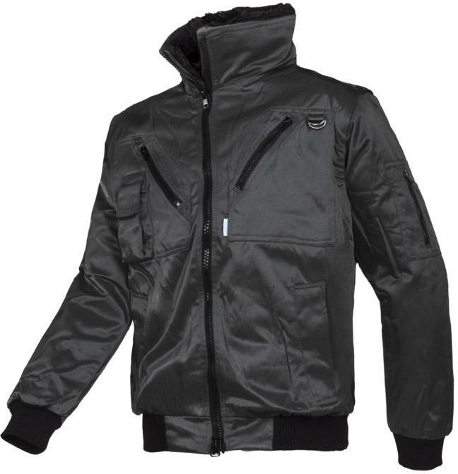 SIOEN HAWK 027A winter blouson with detachable sleeves black ...