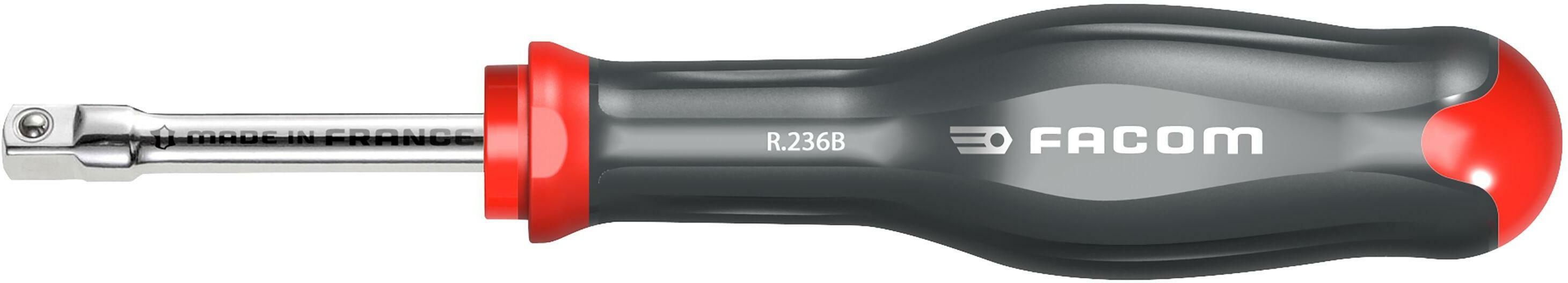 FACOM R.236B middellange wringstaaf met handgreep 1/4" | Klium