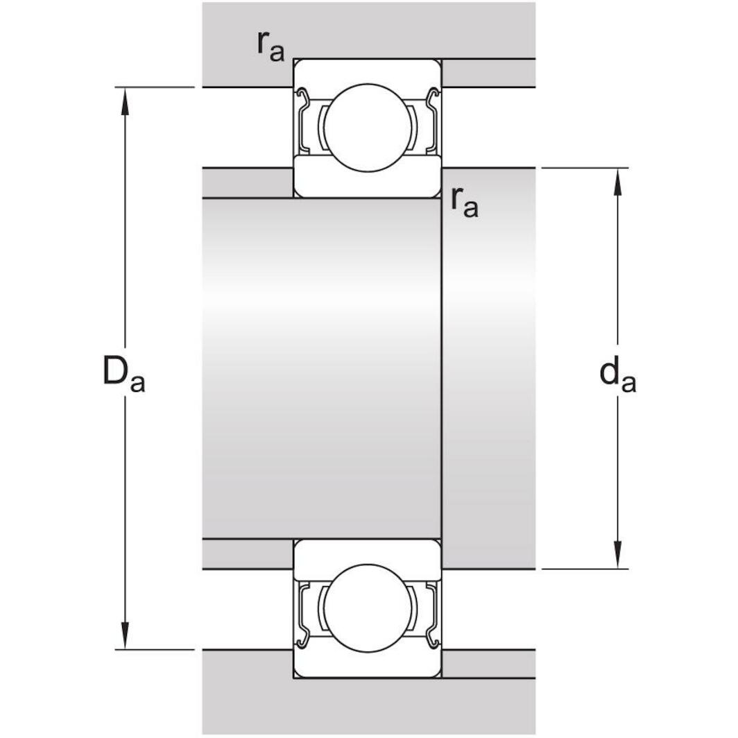 SKF 61801-2Z roulement à billes à une rangée cylindrique 12x21x5 mm