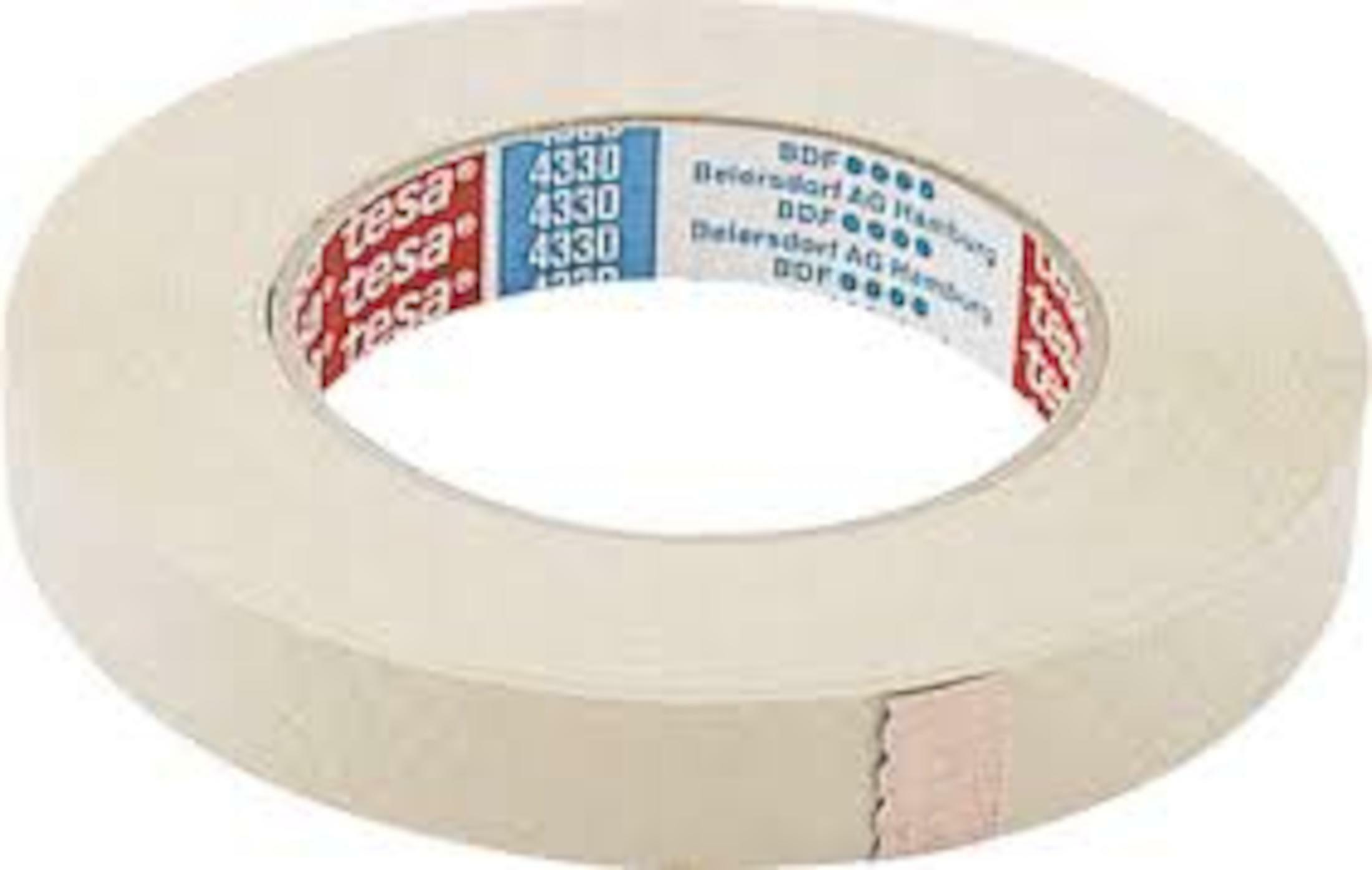 TESA 4330 ruban de masquage papier de qualité supérieure chamois 12mm x ...