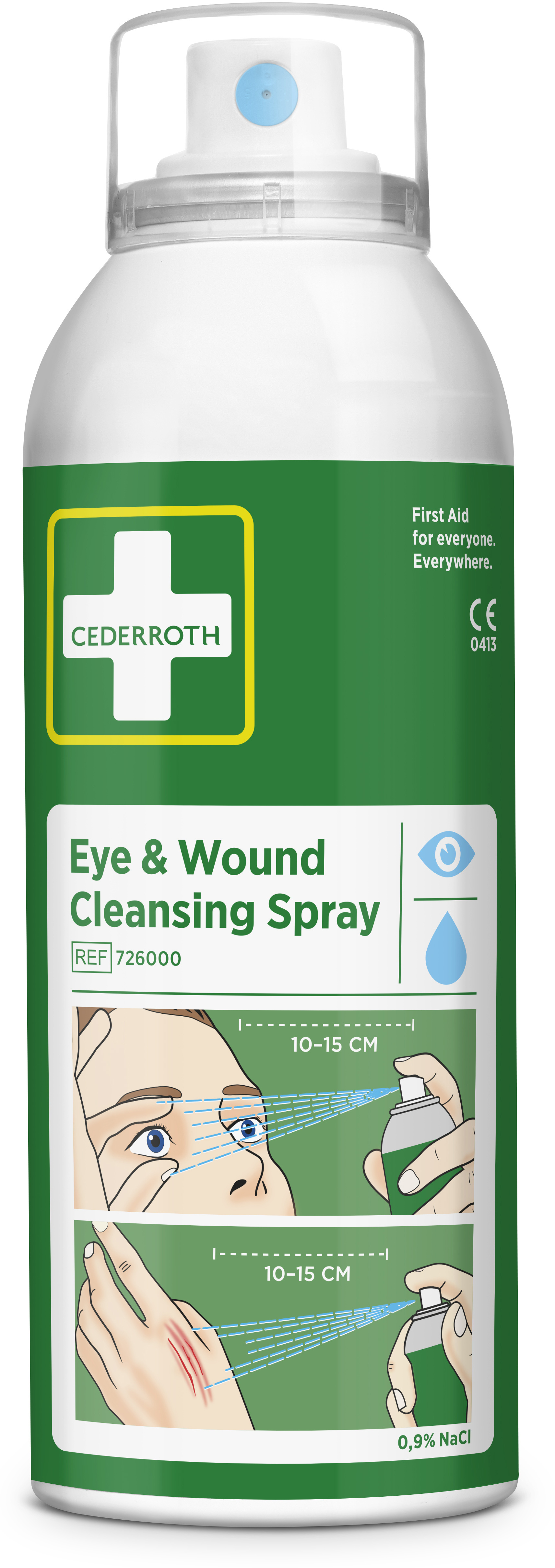 CEDERROTH 726000 eye and wound cleansing spray, 150 ml | Klium