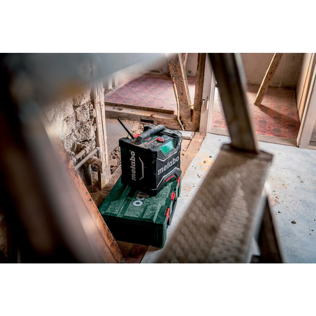 METABO RC 43435 BT accu-bouwradio met Bluetooth en DAB+ (zonder accu en ...
