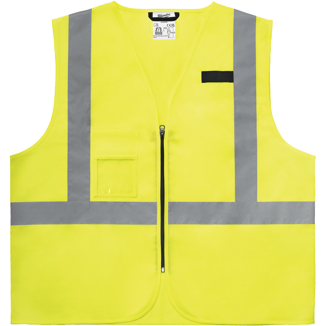 MILWAUKEE 493249399 hi-vis safety jacket (fluorescent yellow ...