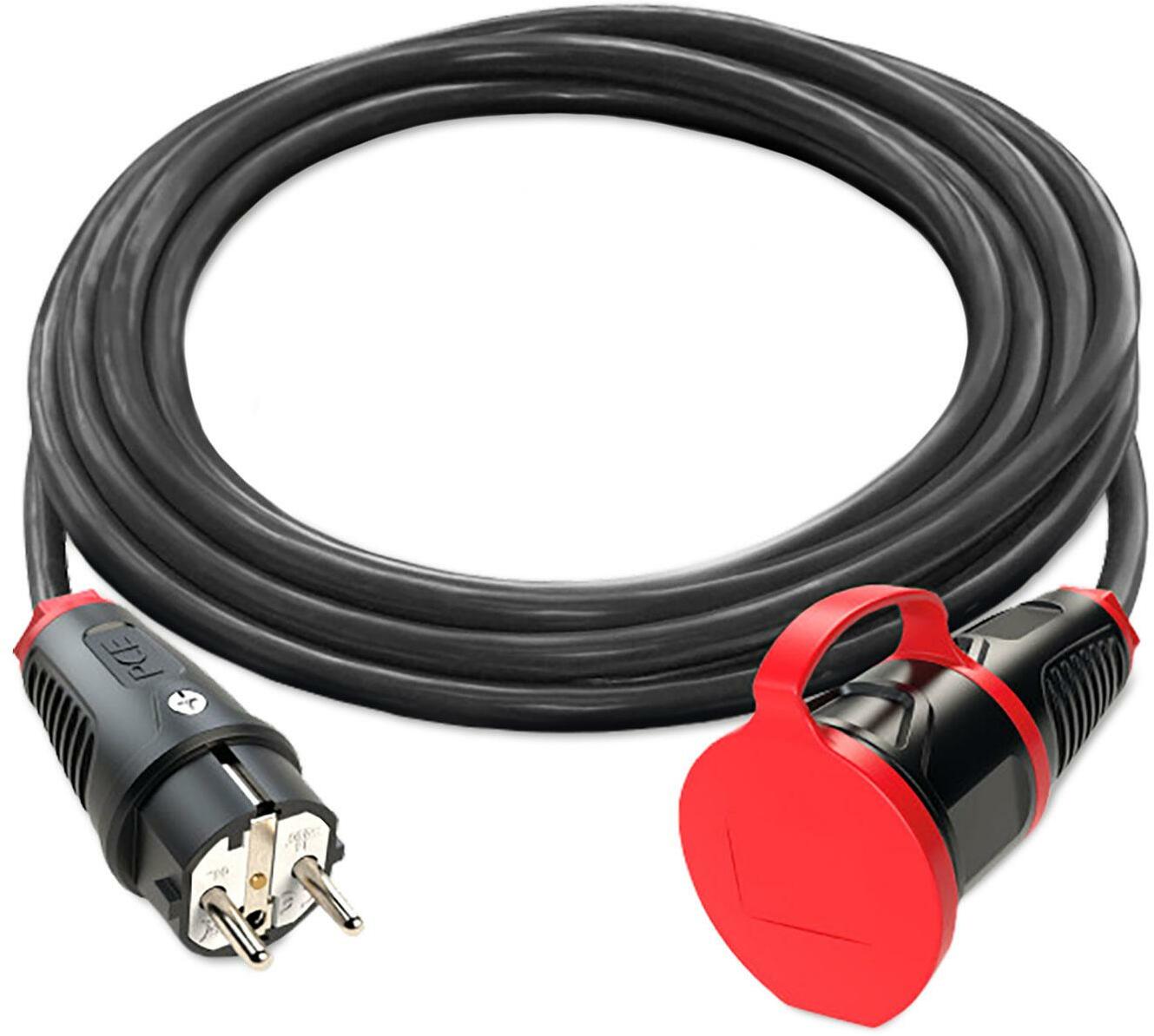 LUMX LM 40605 neopreen verlengkabel - stopcontact met klapdeksel 5 m ...