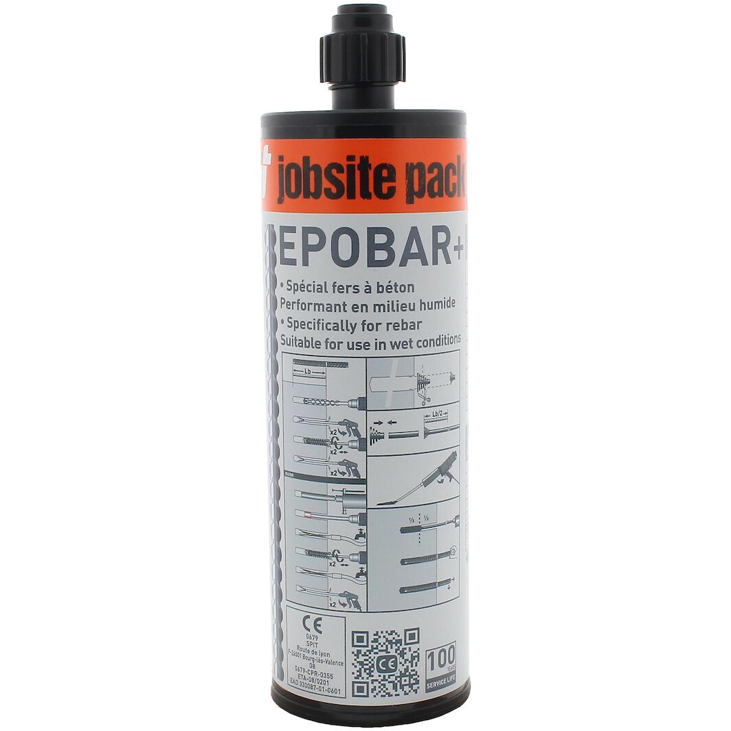 SPIT EPOBAR+ injection mortar for reinforcement bars 410 ml grey ...