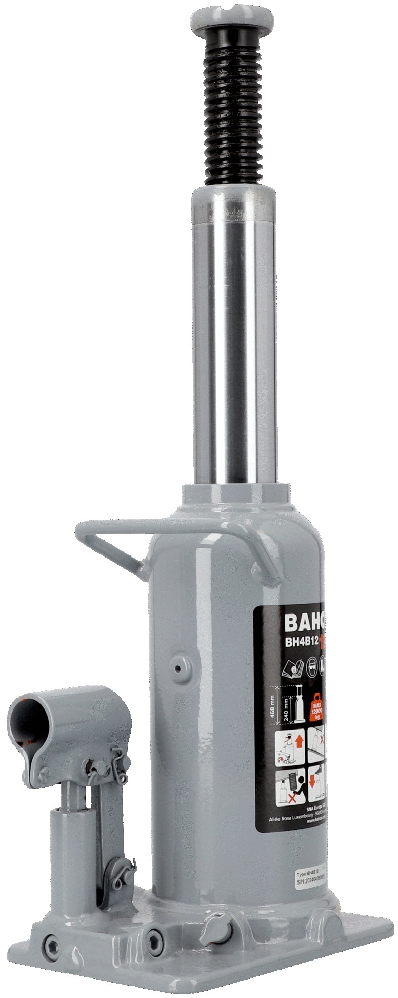 BAHCO BH4B12 premium hydraulic jack 12 tonnes | Klium
