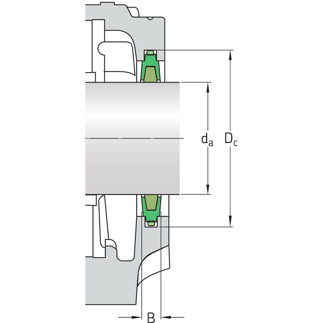 SKF TSN 511 C joint d'étanchéité 50 mm | Klium