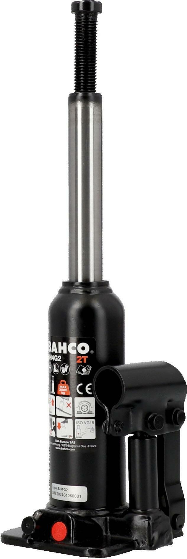 BAHCO BH4G2 hydraulic bottle jack 2 tonnes | Klium