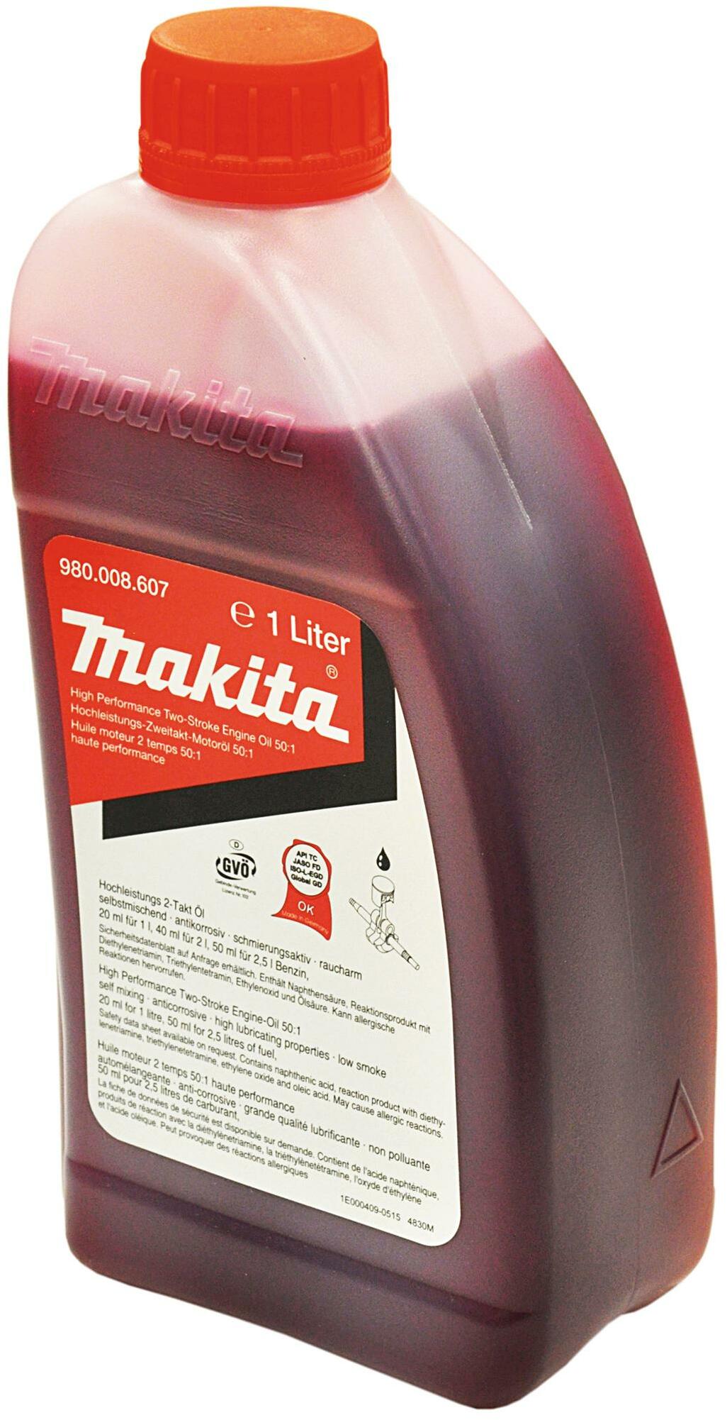 MAKITA 980008607 Huile pour moteur 2 temps 1L | Klium