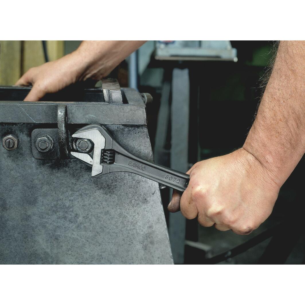 BAHCO 8073 clé réglable avec écrou central phosphaté 12" 34 mm 305 mm ...
