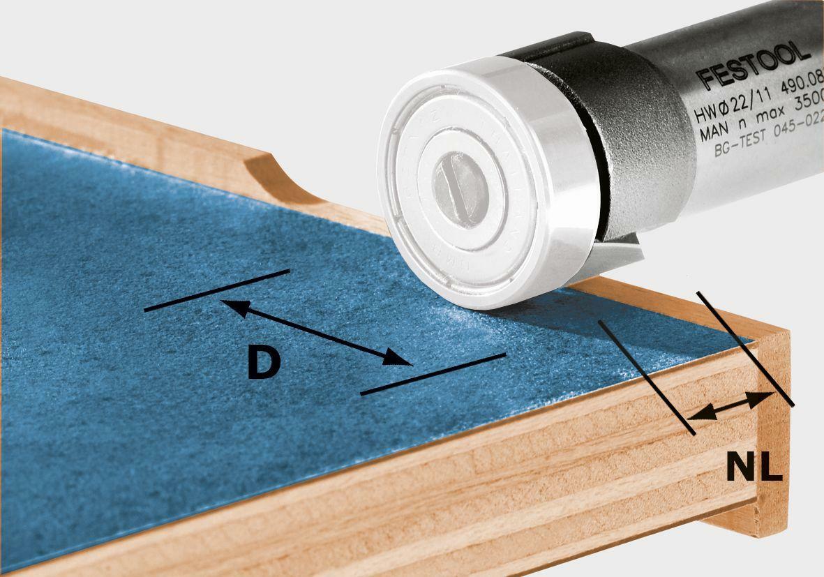 FESTOOL HW/KLS D22/8-OFK kantenfrees - 490565 | Klium