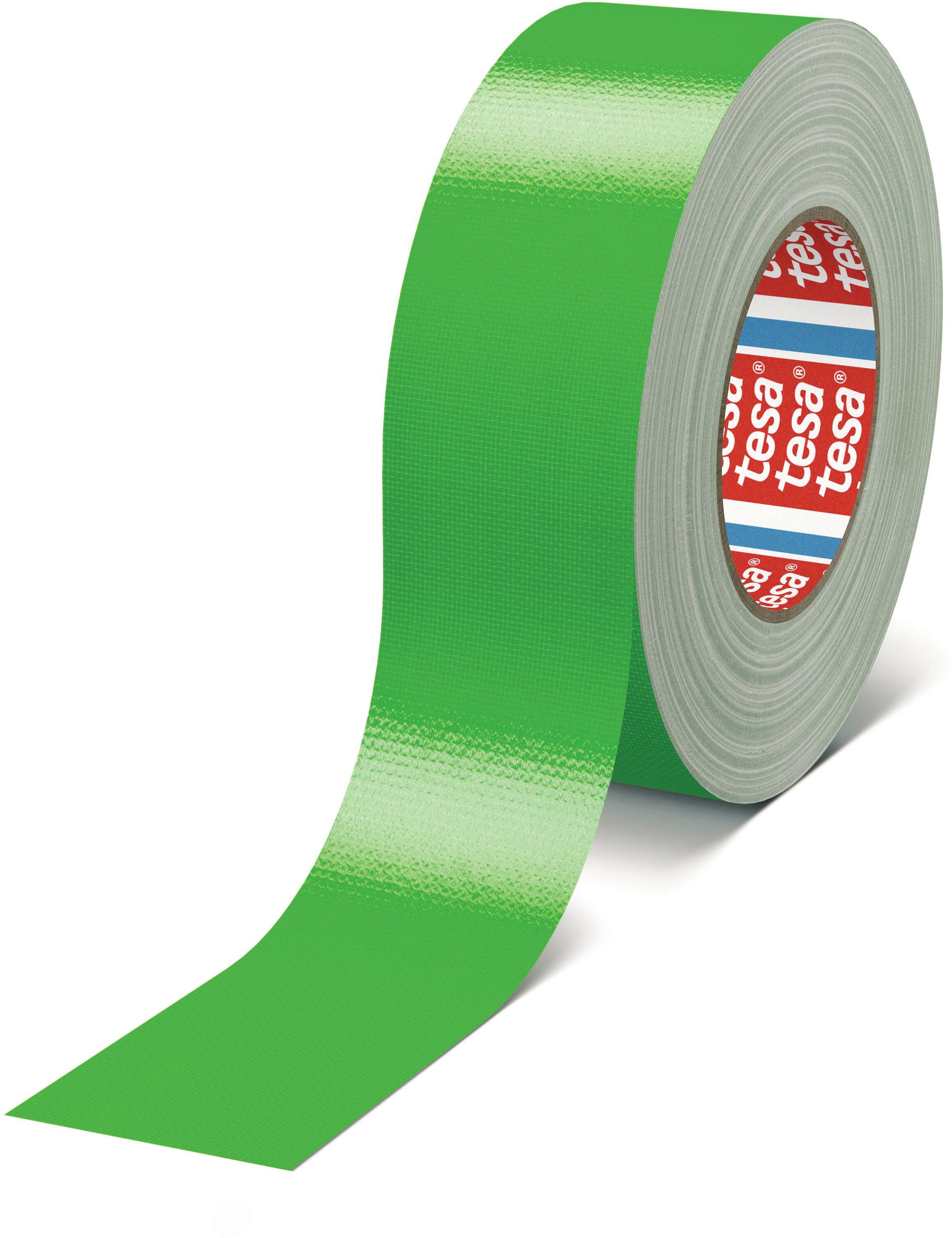 TESA 4688 standard polyethylene-coated textile tape green 50mm x 25m ...