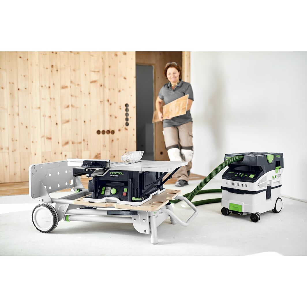 FESTOOL CSC SYS 50 EBI-Set 2x18V accu-tafelcirkelzaag met onderstel UG-CSC-SYS (2x 5,0Ah accu ...