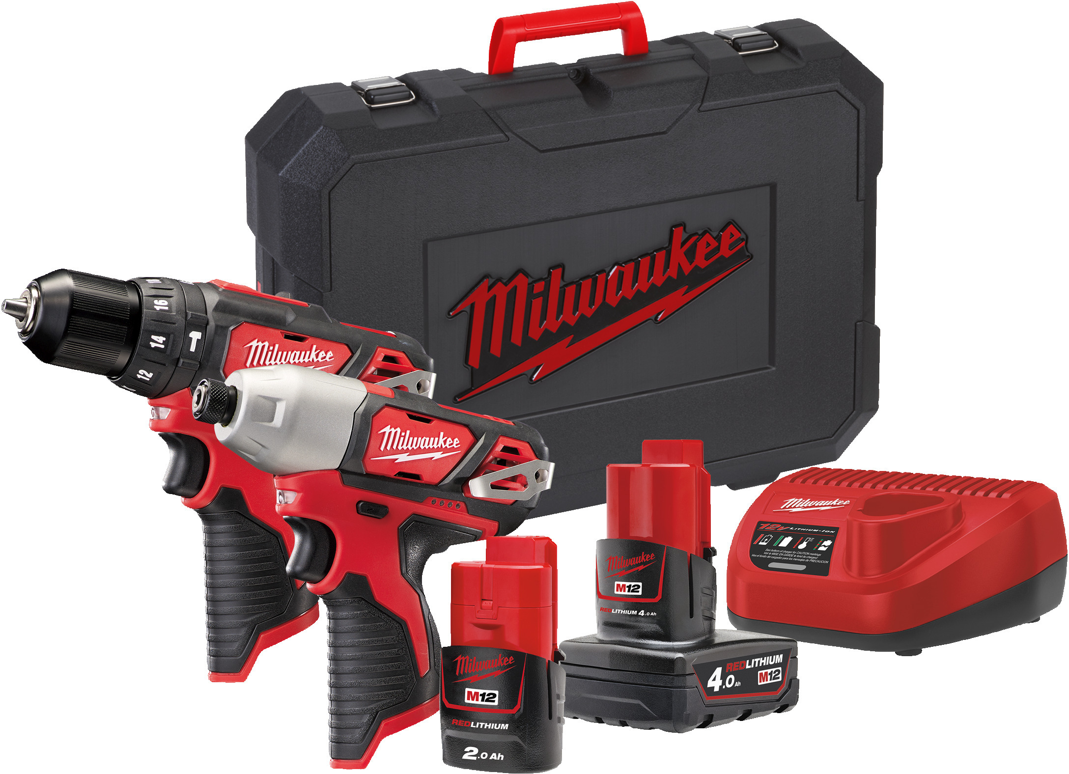 MILWAUKEE M12 BPP2B-421C accu-machineset BPD + BID 2-delig in ...