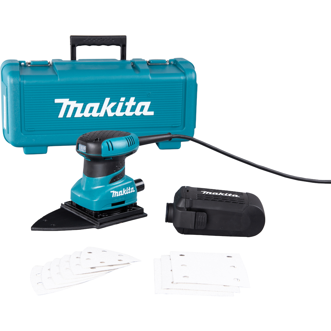 MAKITA BO4565K ponceuse orbitale palmaire 112 x 190 mm (velcro) 200 W ...