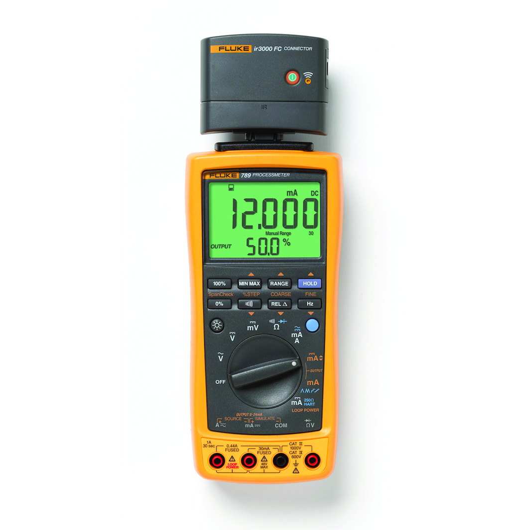 FLUKE 789FC-MA/KIT digital multimeter with mA loop calibrator + IR3000 ...