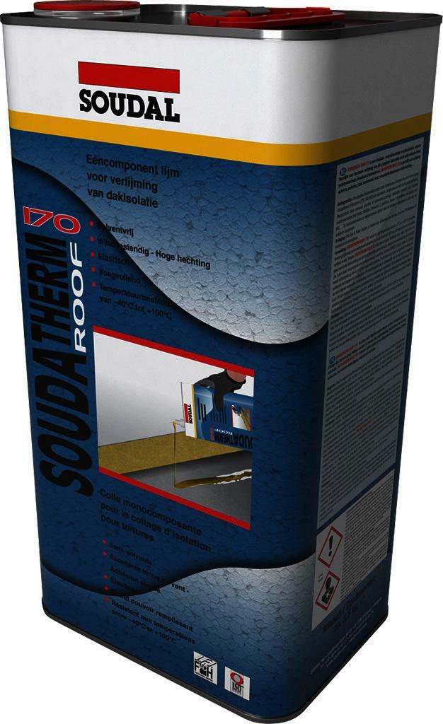 SOUDAL Soudatherm Roof 170 Colle PU sans solvant pour l'isolation des ...