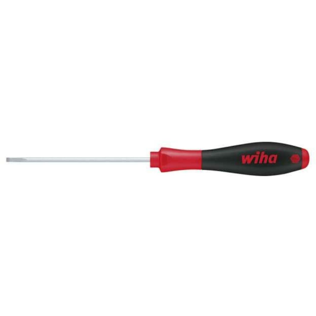 WIHA 302045 screwdriver SoftFinish slotted head with round blade for recessed screws 4.5 x 125 ...
