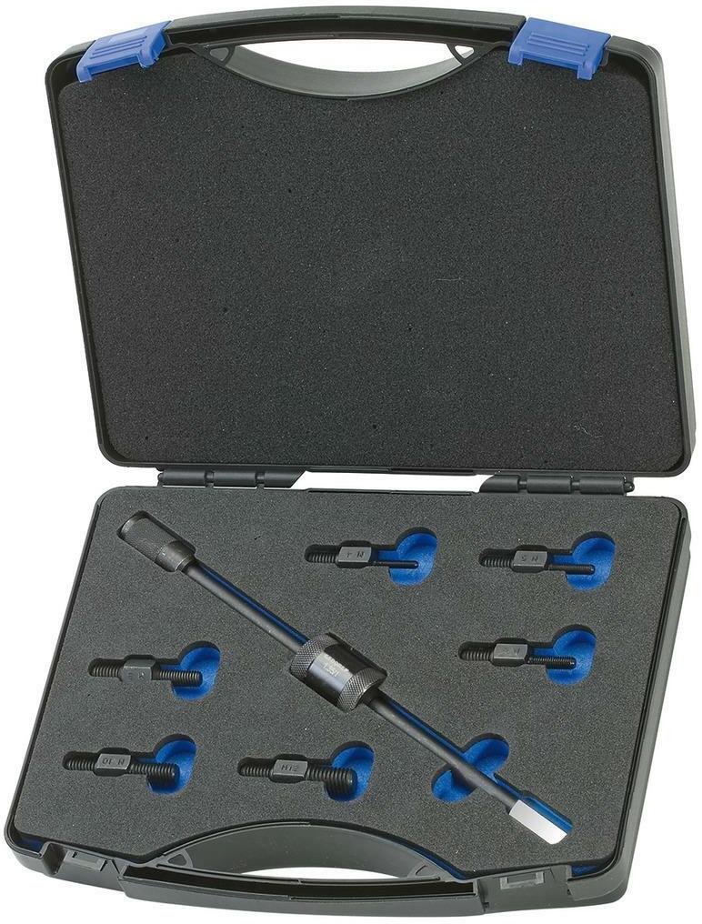 GEDORE 1.81/K-1 draadeind-adapterset voor ééngats toepassingen 7-delig ...