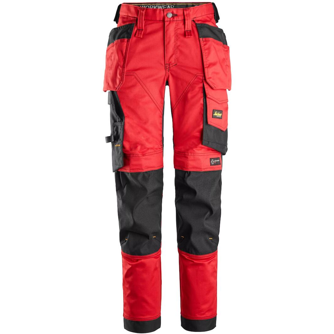 SNICKERS 6247 AllroundWork stretch work trousers with holster pockets ...