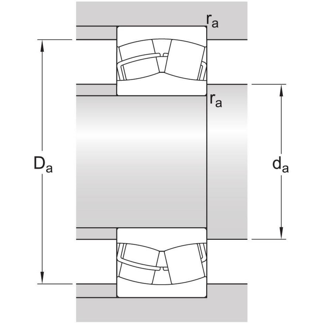 SKF 24136 CCK30/C3W33 tweerijige tonlager conisch 180 x 300 x 118 mm ...