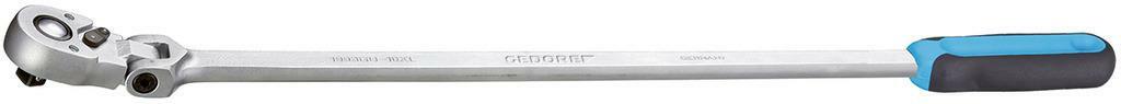 GEDORE 1993 GU-10 XL omschakelbare ratel met kniegewricht 1/2" 600 mm ...